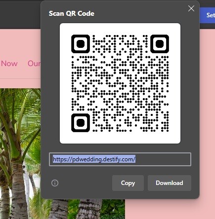How to Create a QR Code for Your Wedding Website