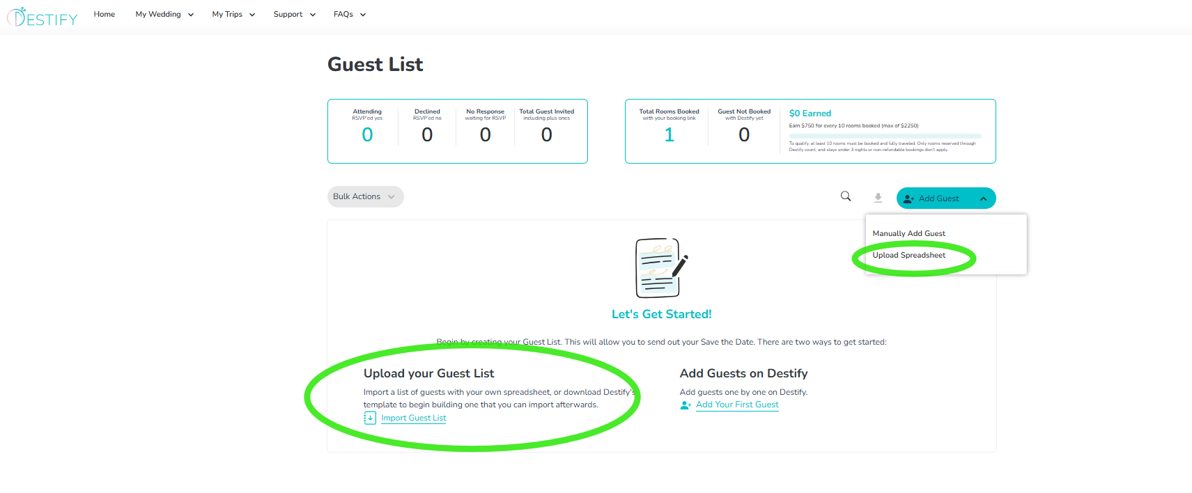 Trouble Uploading Your Guest List