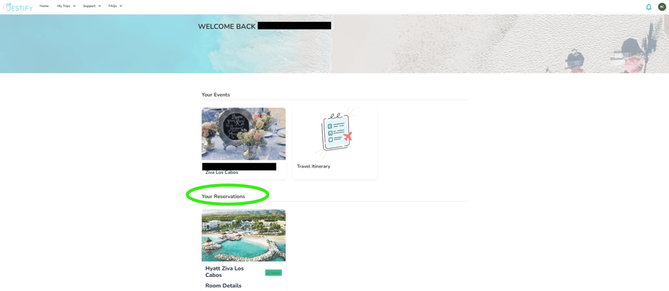 How to confirm my reservation information